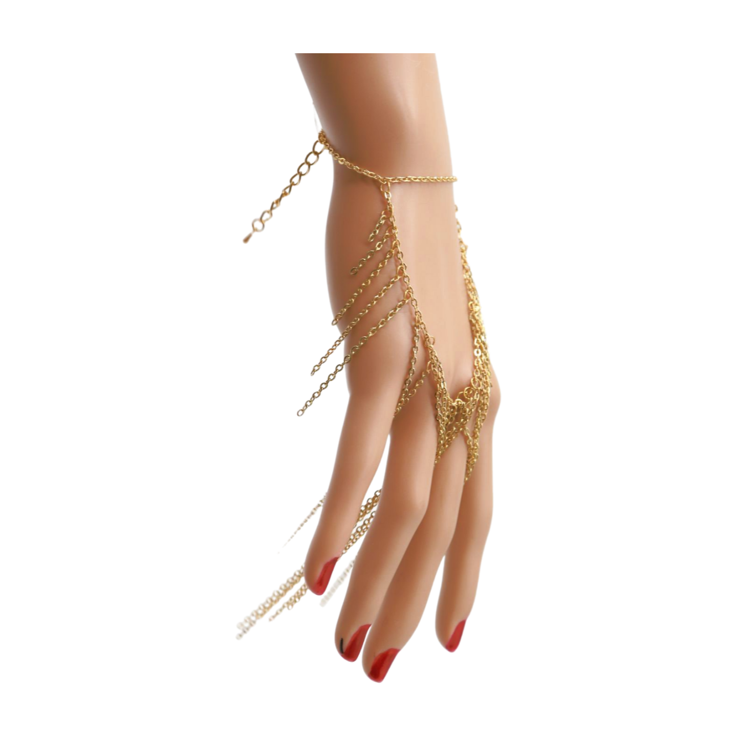 Women Gold Metal Hand Chain Bracelet Multi Strands – alwaystyle4you