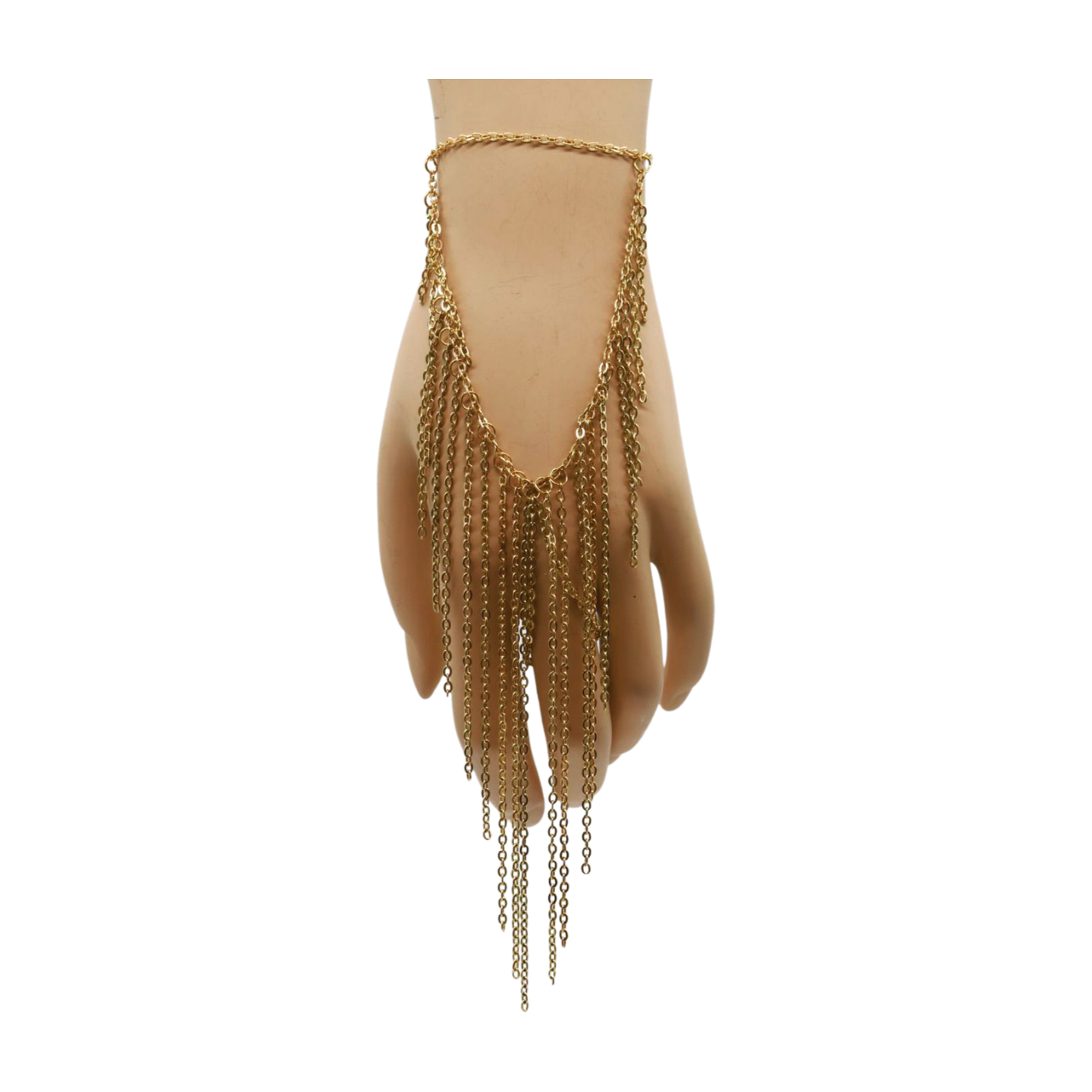 Women Gold Metal Hand Chain Bracelet Multi Strands – alwaystyle4you