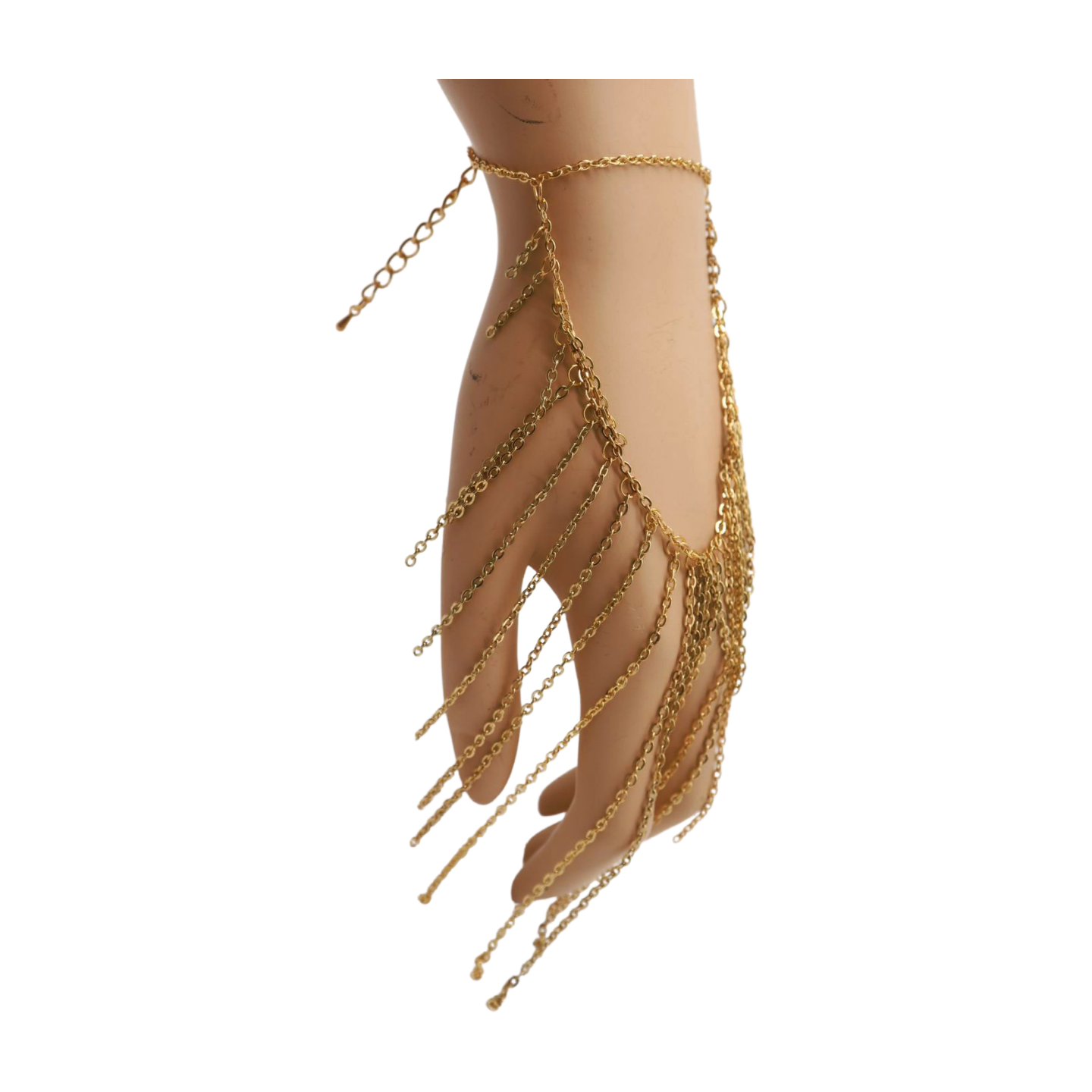 Women Gold Metal Hand Chain Bracelet Multi Strands – alwaystyle4you