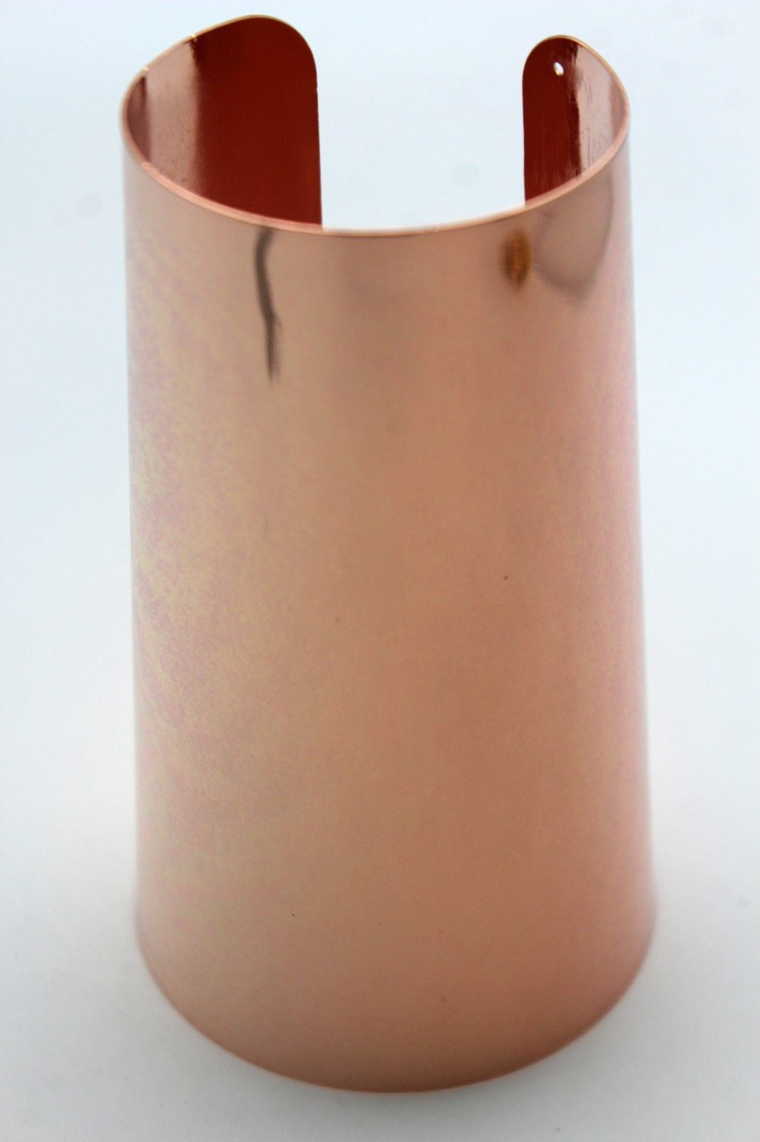 Shiny Light Pink Gold Metal Long Cuff Bracelet Bulky Wonder Fancy Styl ...