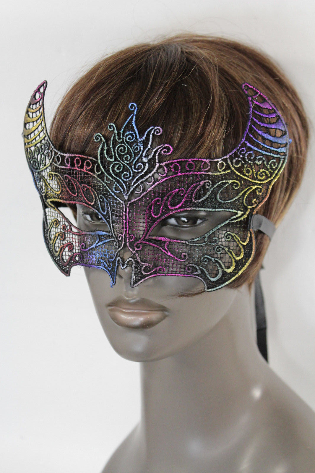 Colorful Fabric Devil Demon Costume Mask – alwaystyle4you