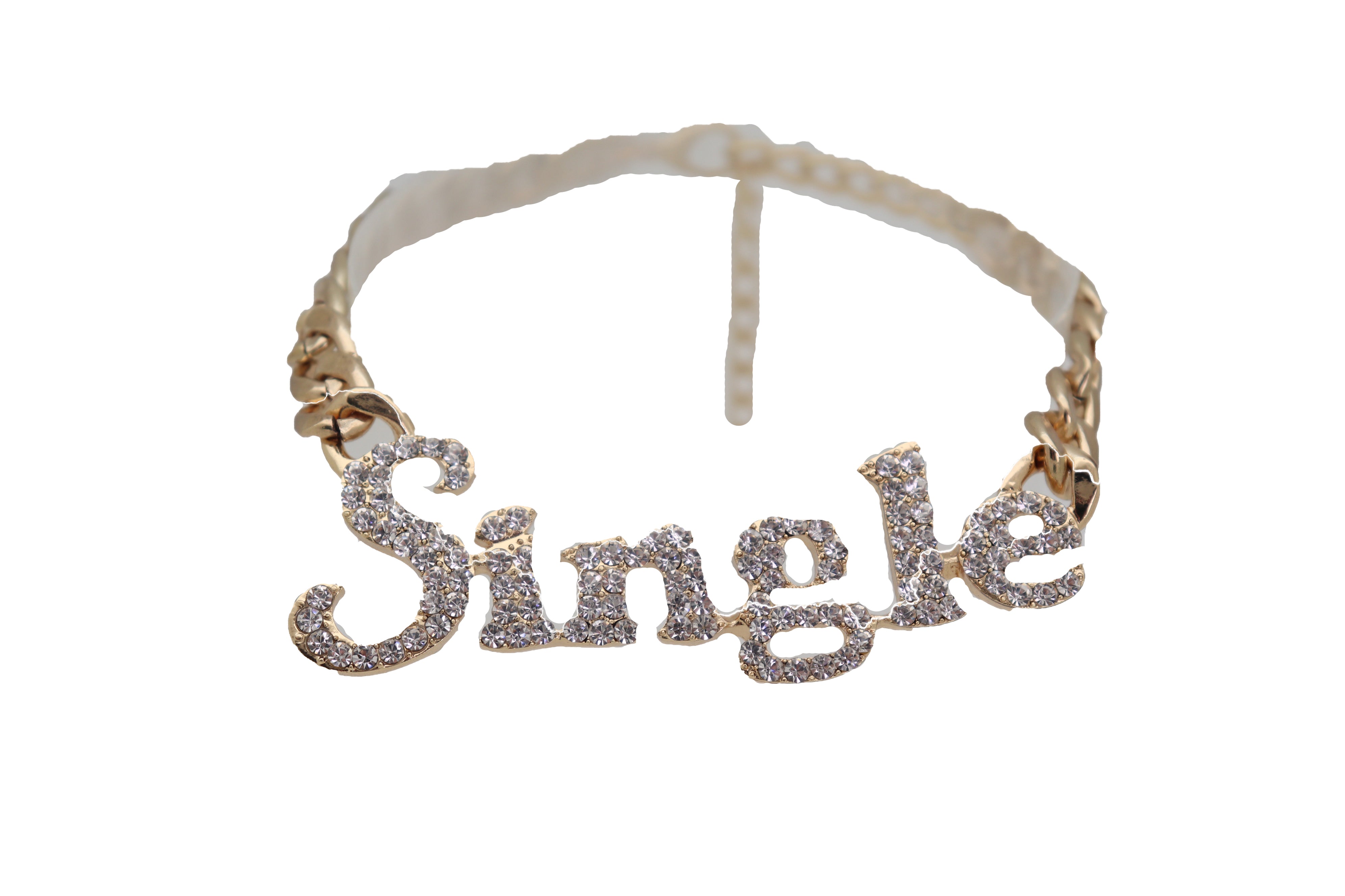 Women Gold Metal Boot Chain Bracelet Anklet Heel Shoe SINGLE Charm Bli ...