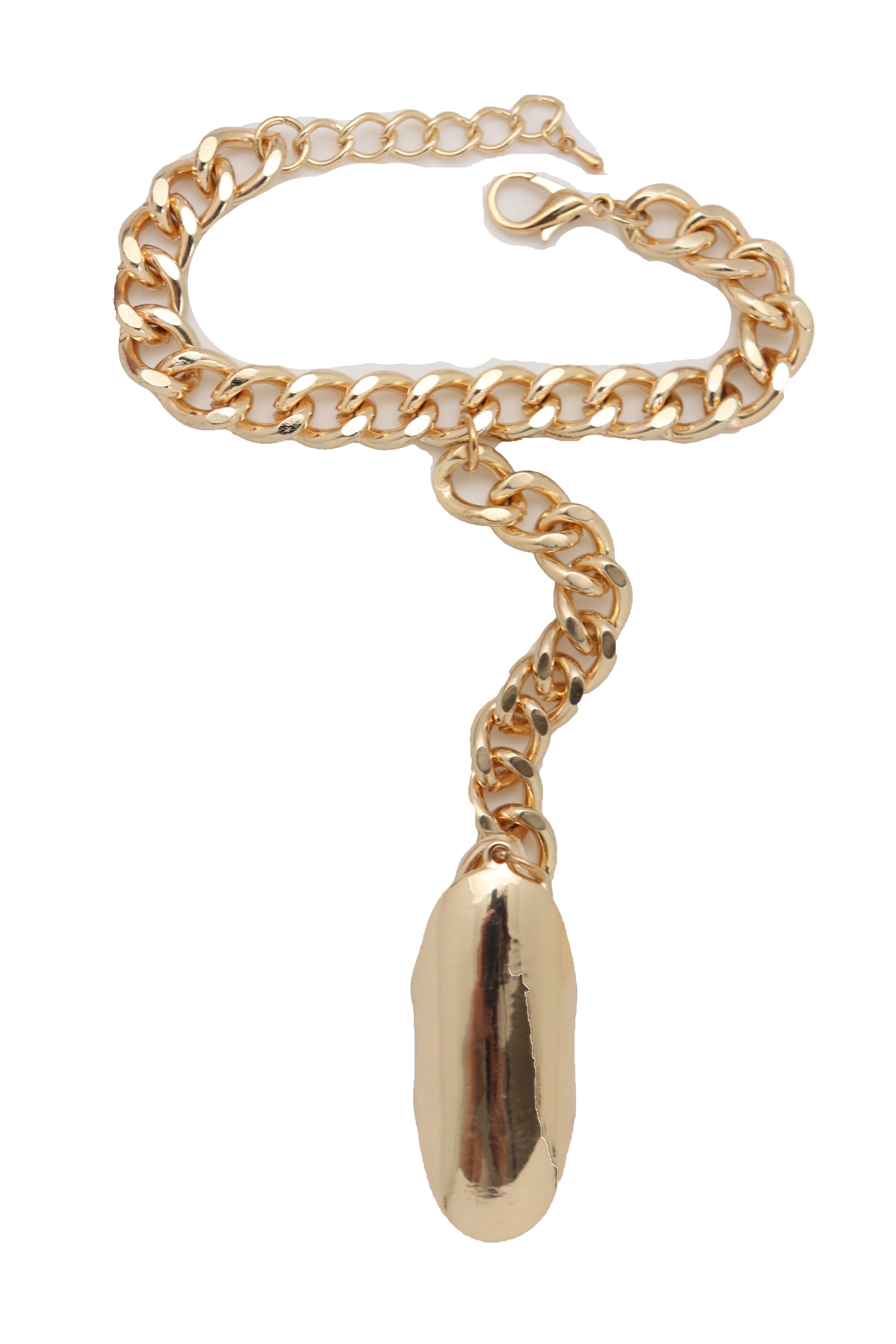 Gold Metal Hand Chain Wrist Bracelet Bling Connected Ring – alwaystyle4you