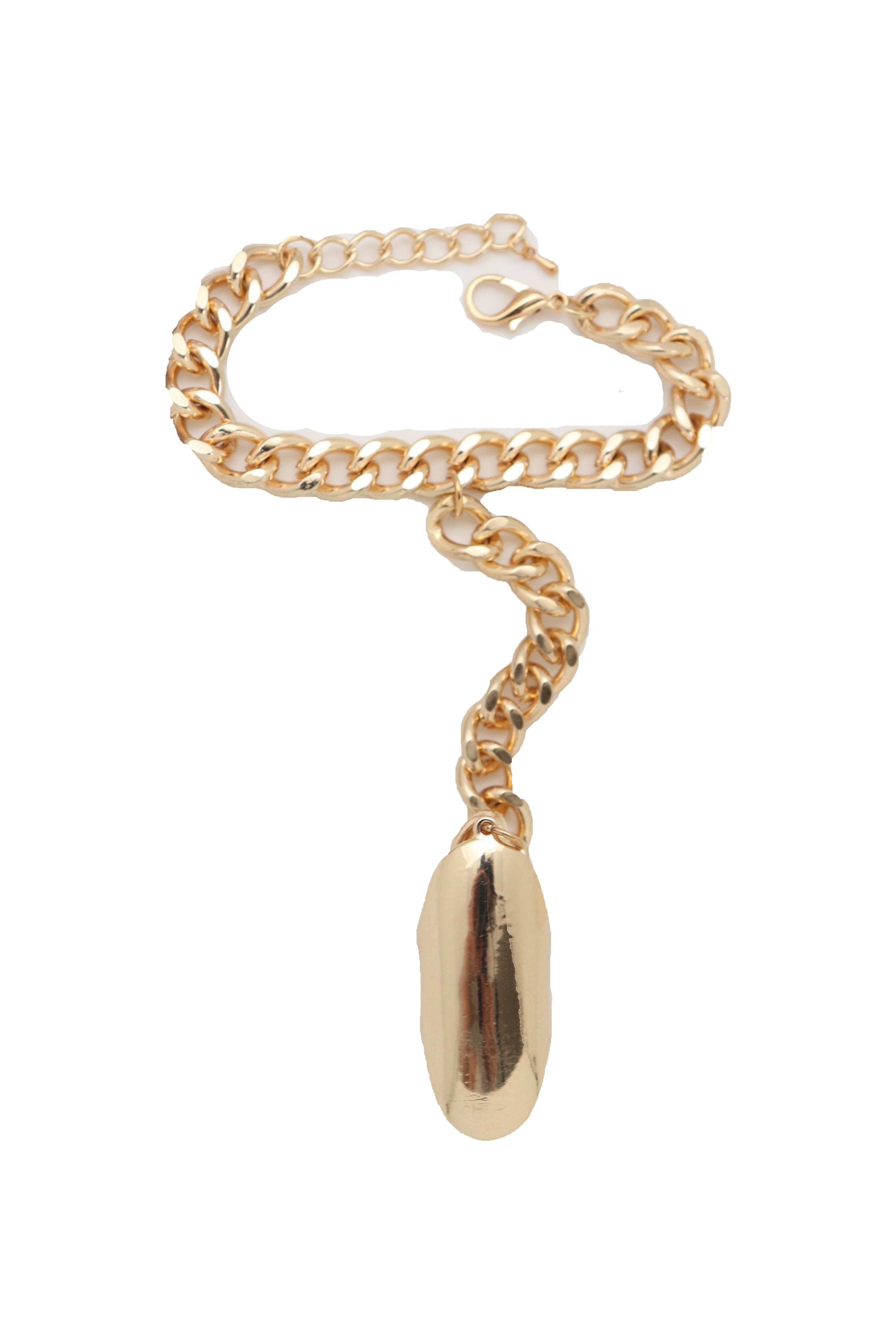 Gold Metal Hand Chain Wrist Bracelet Bling Connected Ring – alwaystyle4you